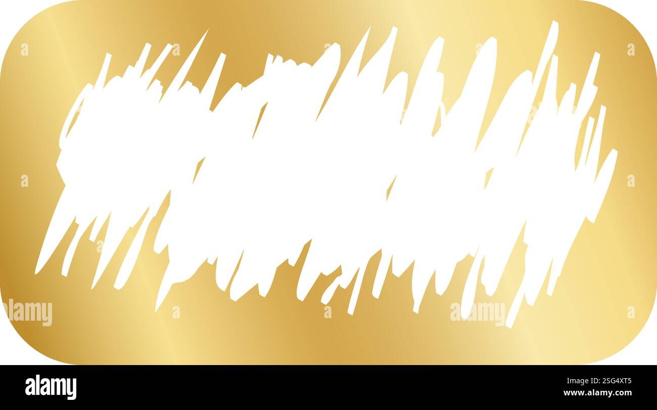 Golden scratch card surface with scraped texture. Shiny metallic ...