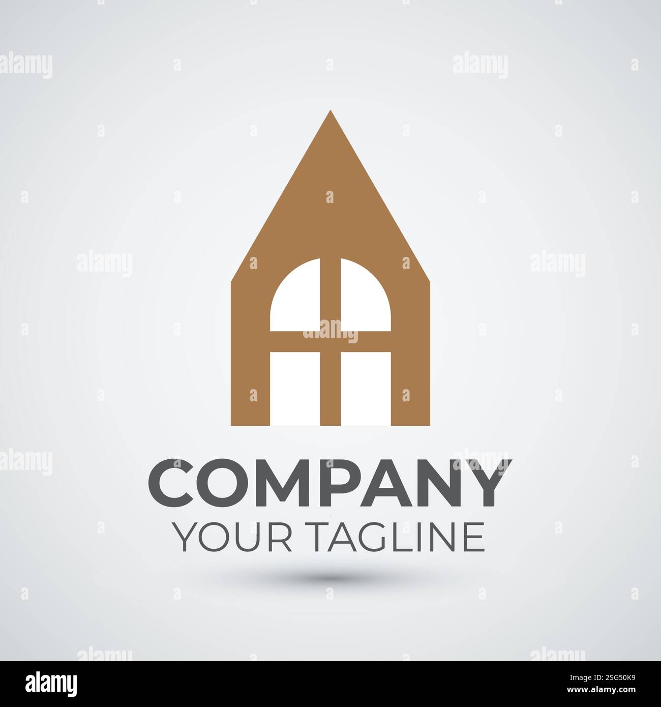 Scandinavian house logo design template icon Stock Vector Image & Art ...