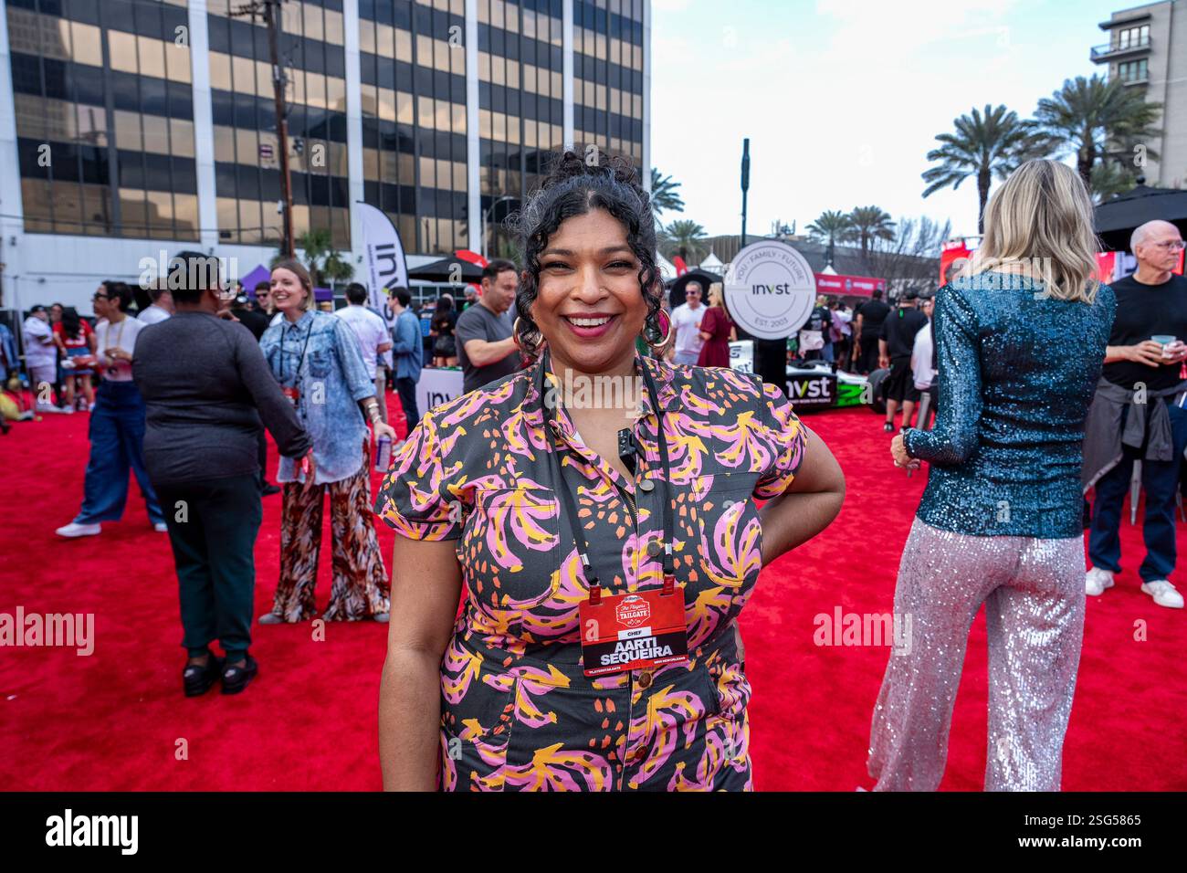 Chef Aarti Sequeira attends The Players Tailgate on Sunday, Feb. 9 ...
