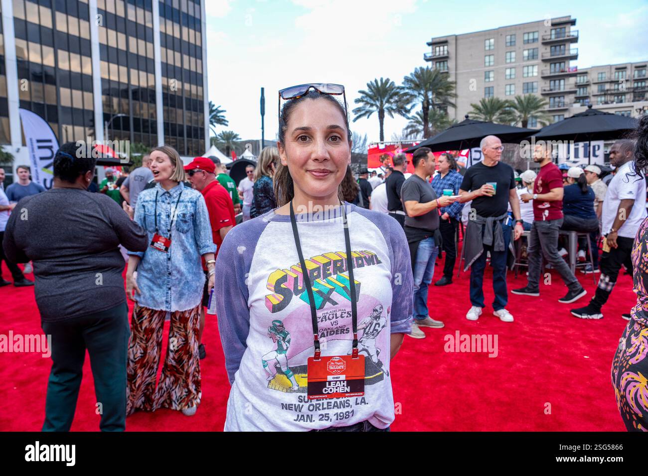 Chef Leah Cohen attends The Players Tailgate on Sunday, Feb. 9, 2025 ...