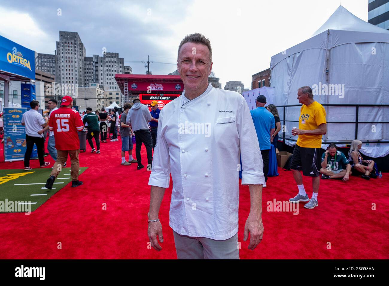 Chef Marc Murphy attends The Players Tailgate on Sunday, Feb. 9, 2025 ...