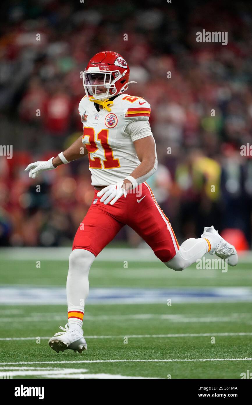 Kansas City Chiefs defensive back Jaden Hicks (21) in action against ...