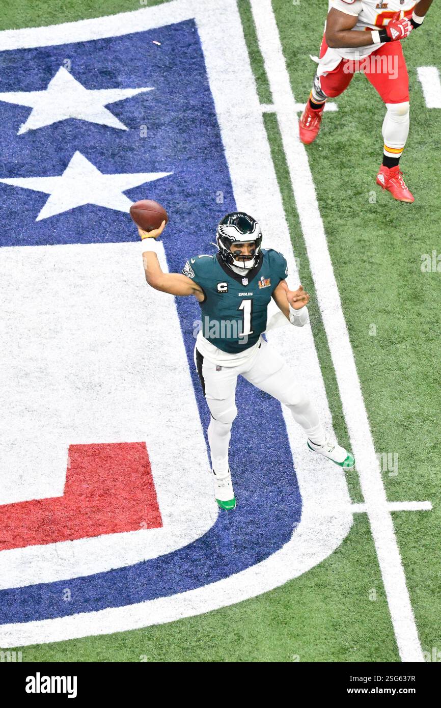 Caesars Superdome. 9th Feb, 2025. New Orleans LA; Philadelphia Eagles ...