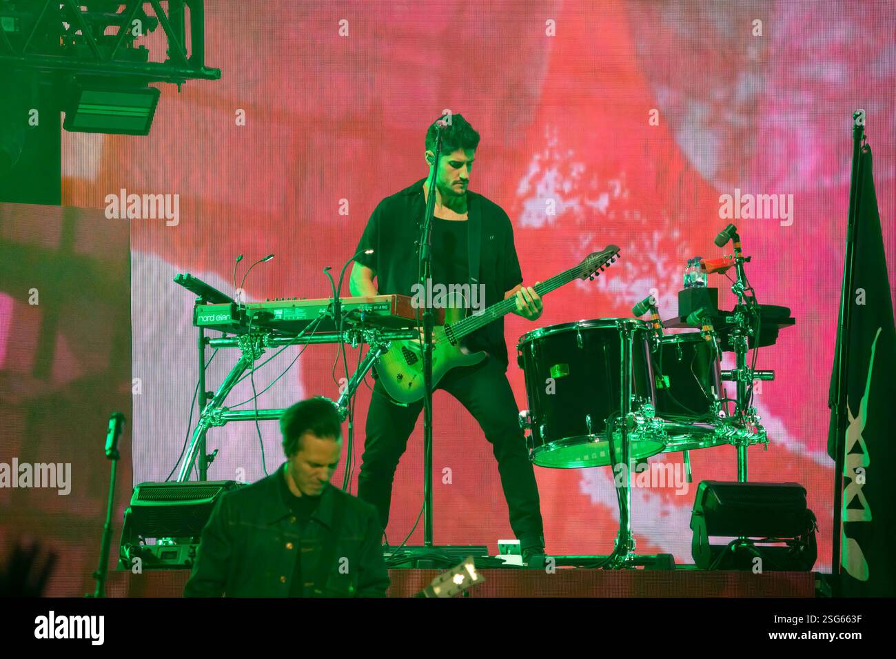 Liverpool, England, 9th February, 2025. Papa Roach headlining M&S Bank ...