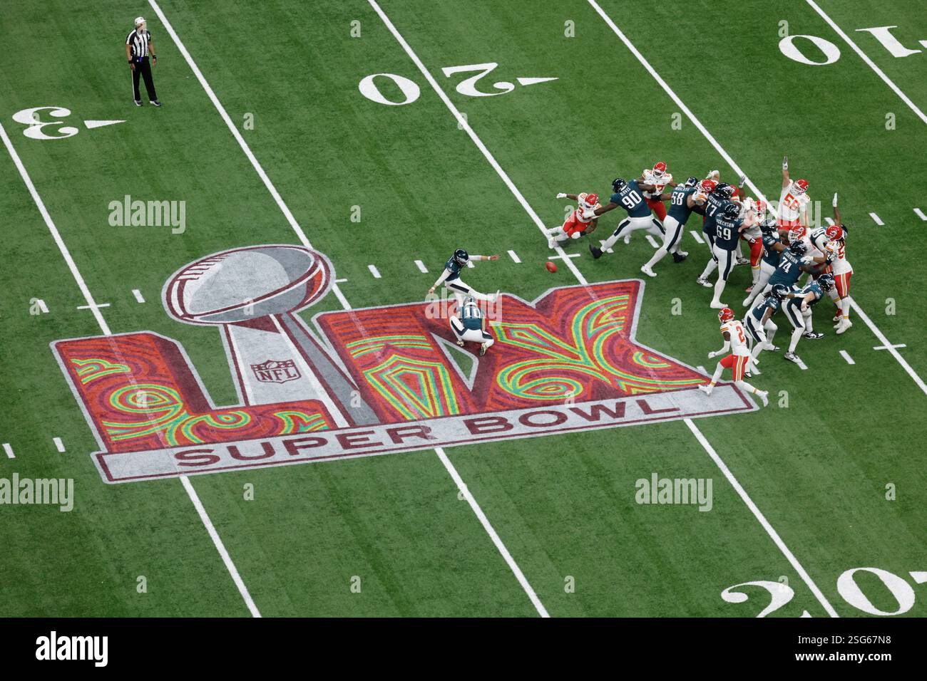 Philadelphia Eagles kicker Jake Elliott (4) kicks a point after try ...