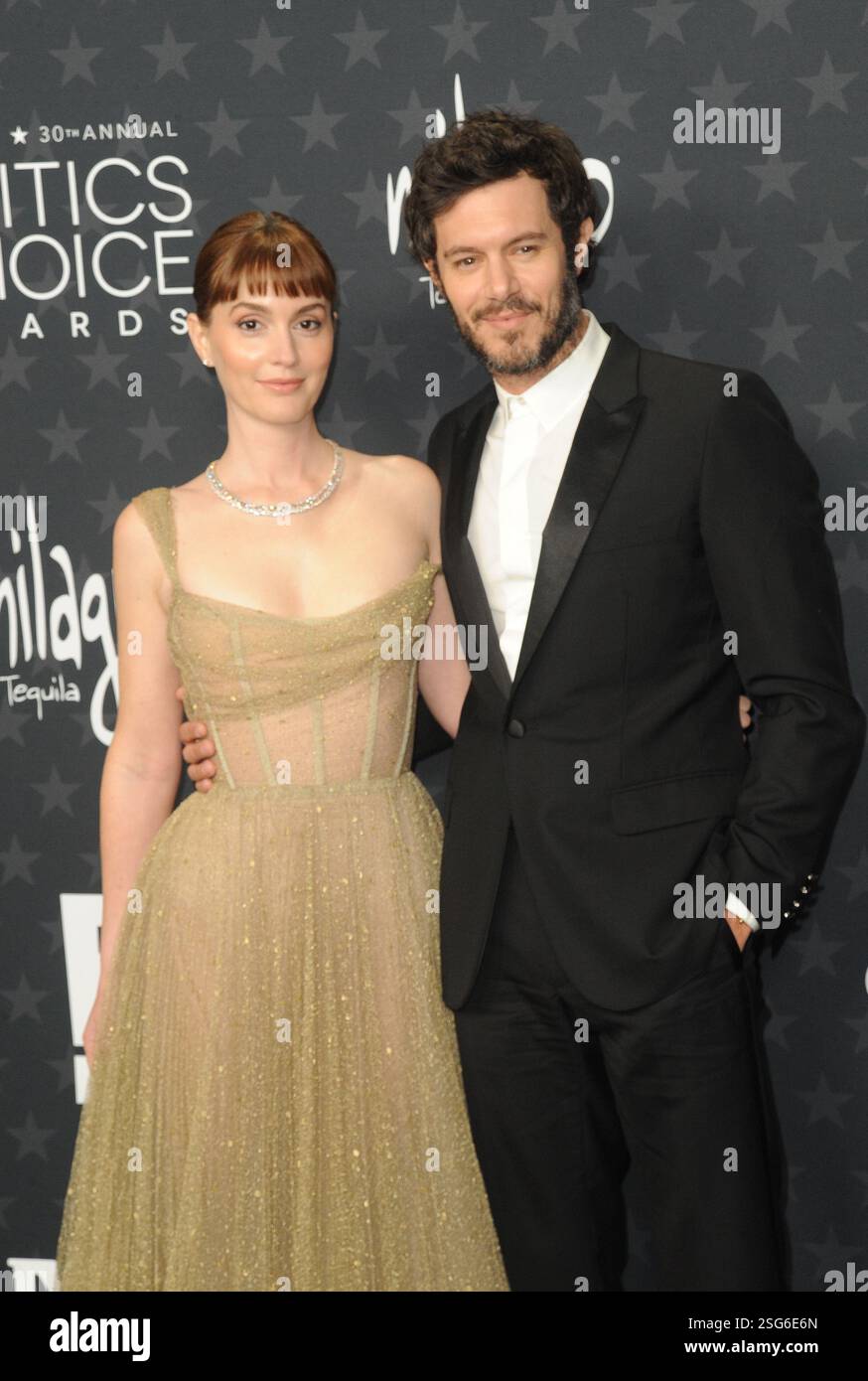 Leighton Meester and Adam Brody at the 30th Annual Critics Choice ...