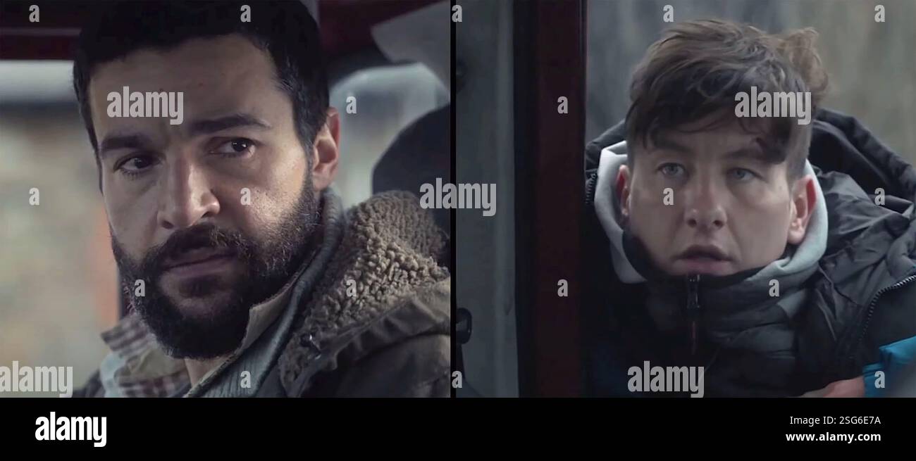 BRING THEM DOWN - FILM STILLS. 2025 . Ireland. Barry Keoghan and Christopher Abbott in Bring ...