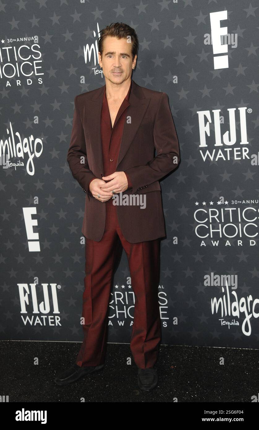 Colin Farrell at the 30th Annual Critics Choice Awards held at the ...