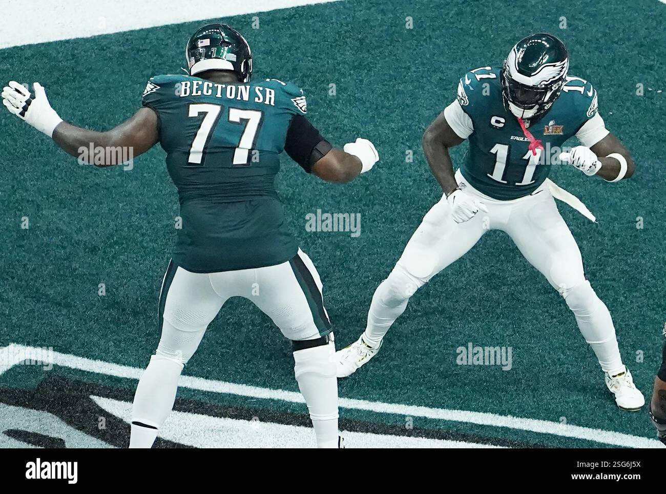 New Orleans, United States. 09th Feb, 2025. Philadelphia Eagles wide ...