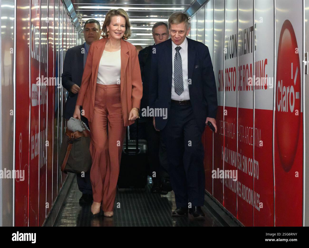 San Jose, Costa Rica. 9th Feb, 2025. Queen Mathilde of Belgium and ...
