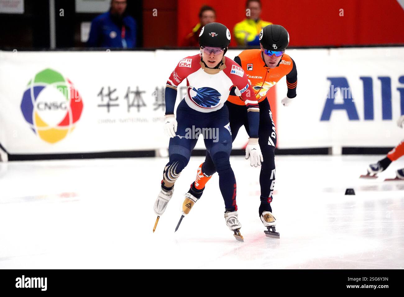 Shogo MIYATA (JPN) in 1500m quarterfinals men during ISU Shorttrack World Tour 5 - Odido Cup on ...