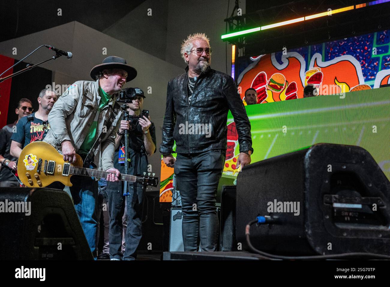 Cowboy Mouth's guitarist John Thomas Griffith, left, and Guy Fieri on ...