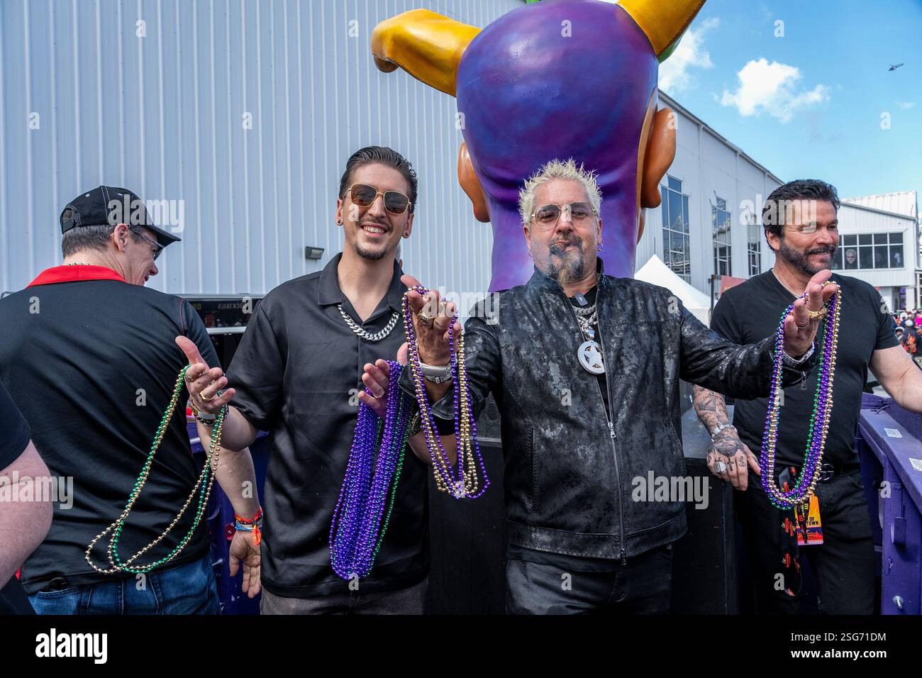 Hunter Fieri, left, and Guy Fieri attend Guy Fieri's Flavortown ...