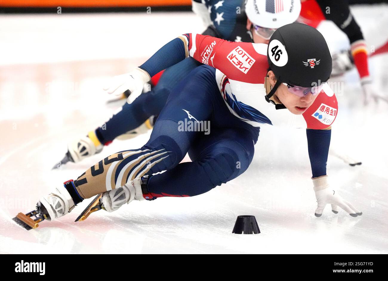 Shogo MIYATA (JPN) in 500m heats men during ISU Shorttrack World Tour 5 - Odido Cup on February ...