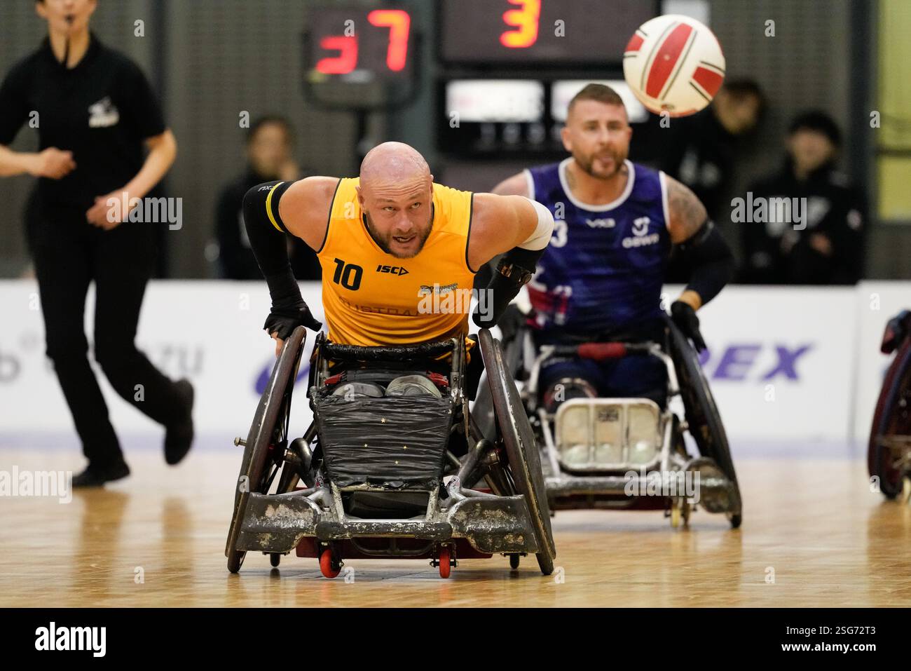 Chris Bond (AUS), FEBRUARY 9, 2025 - Wheelchair Rugby : 3rd Place Match ...