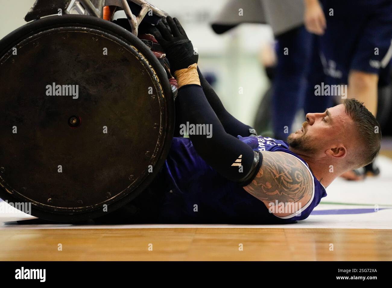 Stuart Robinson (GBR), FEBRUARY 9, 2025 - Wheelchair Rugby : 3rd Place ...