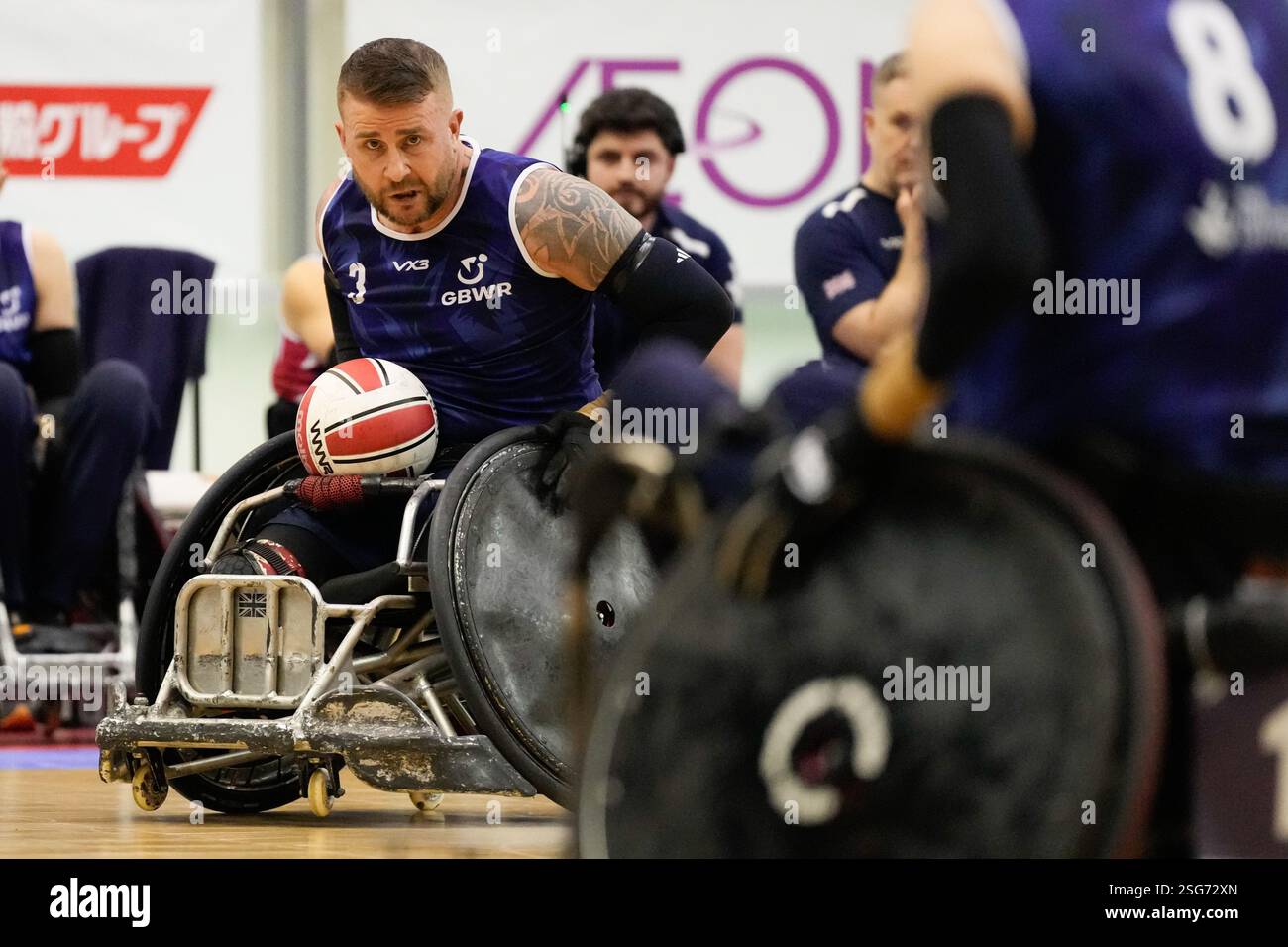 Stuart Robinson (GBR), FEBRUARY 9, 2025 - Wheelchair Rugby : 3rd Place ...
