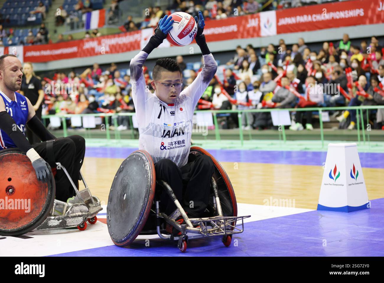 Chiba, Japan. 9th Feb, 2025. Ryuji Kusaba (JPN) Wheelchair Rugby : 2025 Japan Para Wheelchair ...