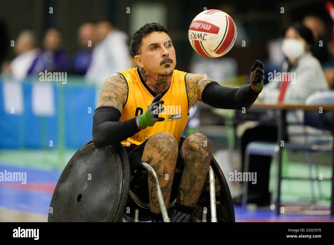 Chiba, Japan. 9th Feb, 2025. Jayden Jackson (AUS) Wheelchair Rugby ...