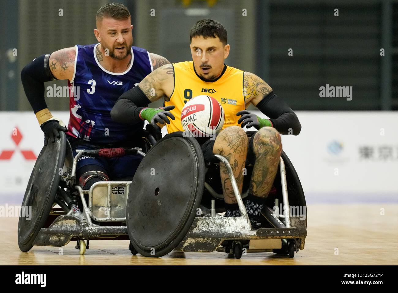 Chiba, Japan. 9th Feb, 2025. Jayden Jackson (AUS) Wheelchair Rugby ...