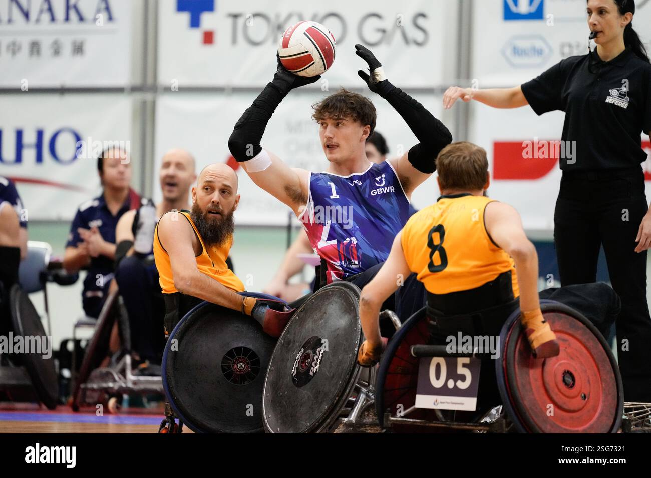 Tyler Walker (GBR), FEBRUARY 9, 2025 - Wheelchair Rugby : 3rd Place ...