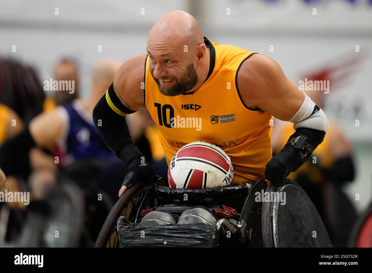 Chiba, Japan. 9th Feb, 2025. Chris Bond (AUS) Wheelchair Rugby : 3rd ...