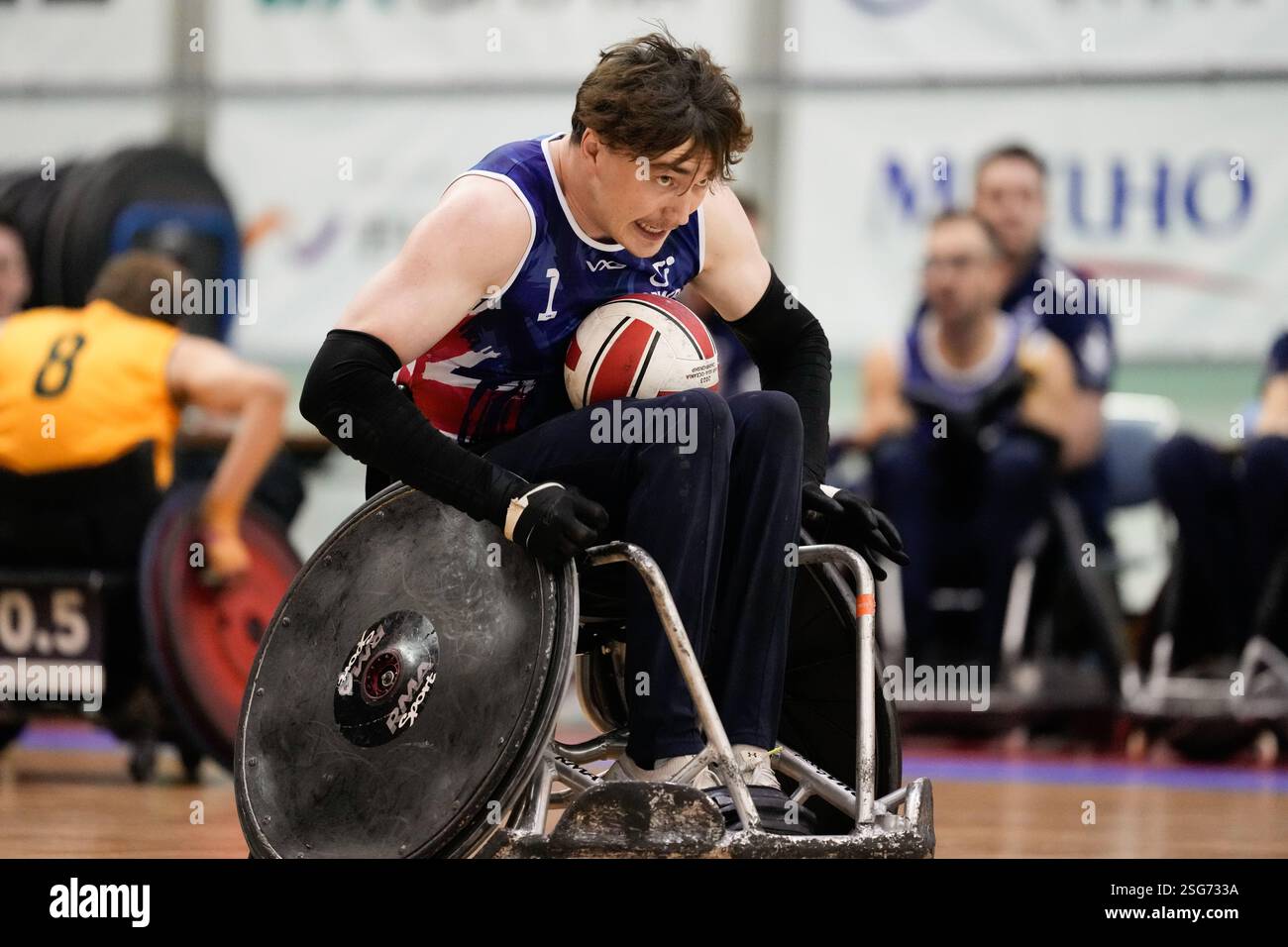 Chiba, Japan. 9th Feb, 2025. Tyler Walker (GBR) Wheelchair Rugby : 3rd ...