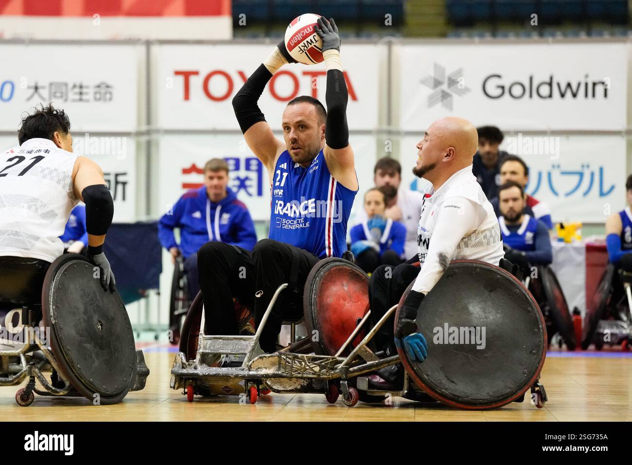 Chiba, Japan. 9th Feb, 2025. Jonathan Hivernat (FRA) Wheelchair Rugby ...
