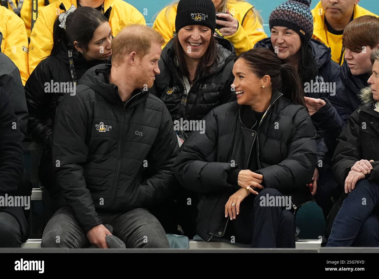 The Duke of Sussex and Duchess of Sussex watch Wheelchair Curling at ...