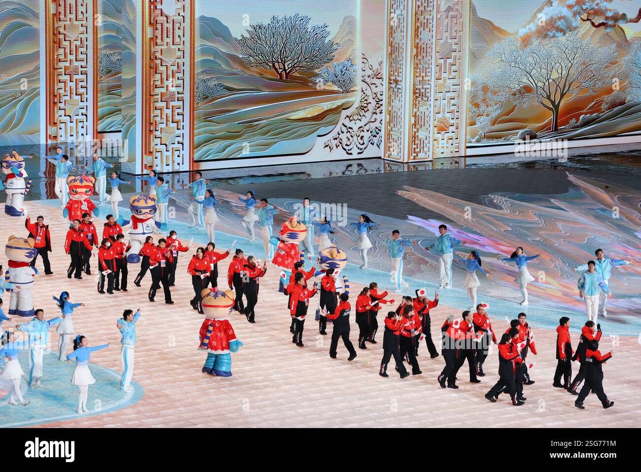 Japan Delegation (JPN), FEBRUARY 7, 2025 : Opening Ceremony during the ...