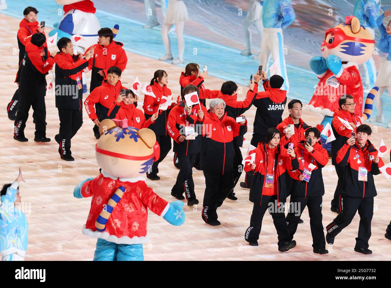 Japan Delegation (JPN), FEBRUARY 7, 2025 : Opening Ceremony during the ...