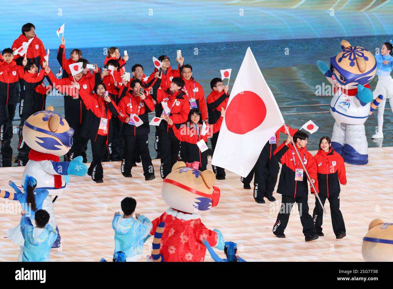 Japan Delegation (JPN), FEBRUARY 7, 2025 : Opening Ceremony during the ...