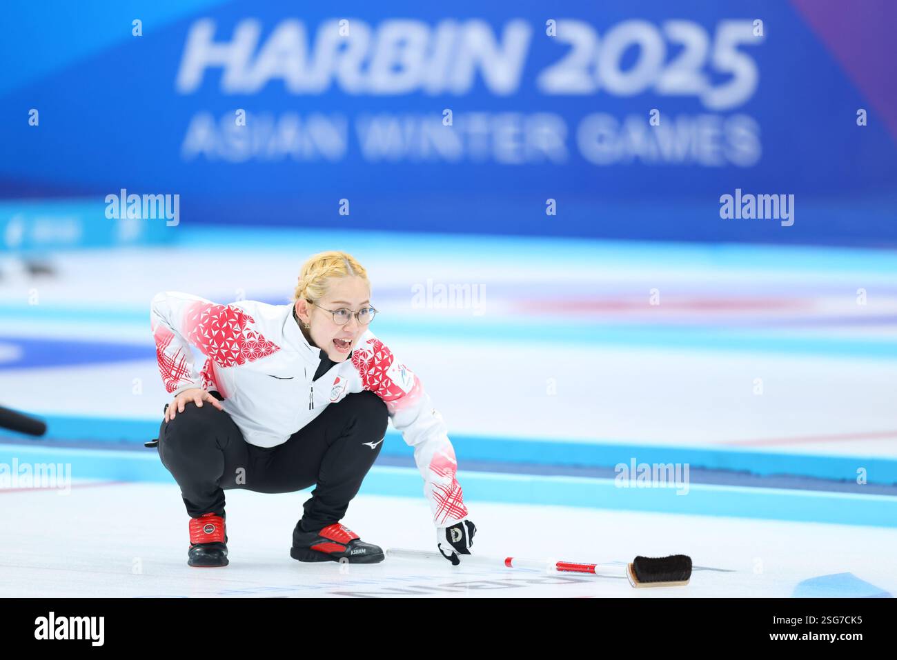 Tori Koana (JPN), FEBRUARY 8, 2025 - Curling : Mixed Doubles final ...