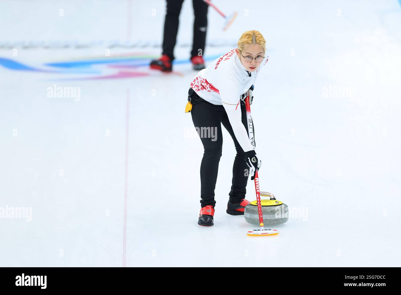 Tori Koana (JPN), FEBRUARY 8, 2025 - Curling : Mixed Doubles final ...