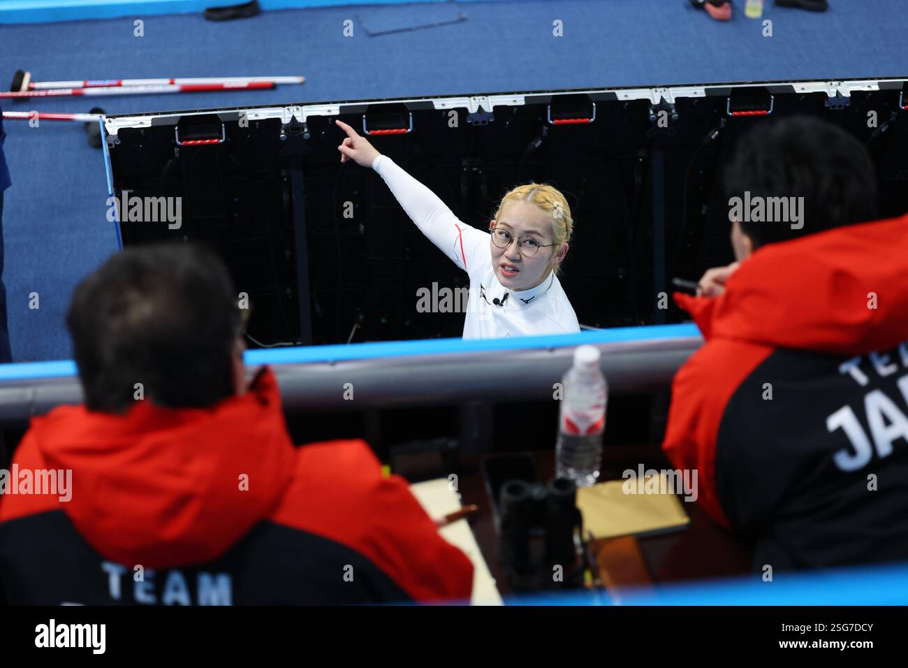 Tori Koana (JPN), FEBRUARY 8, 2025 - Curling : Mixed Doubles final match between South Korea 6-7 ...