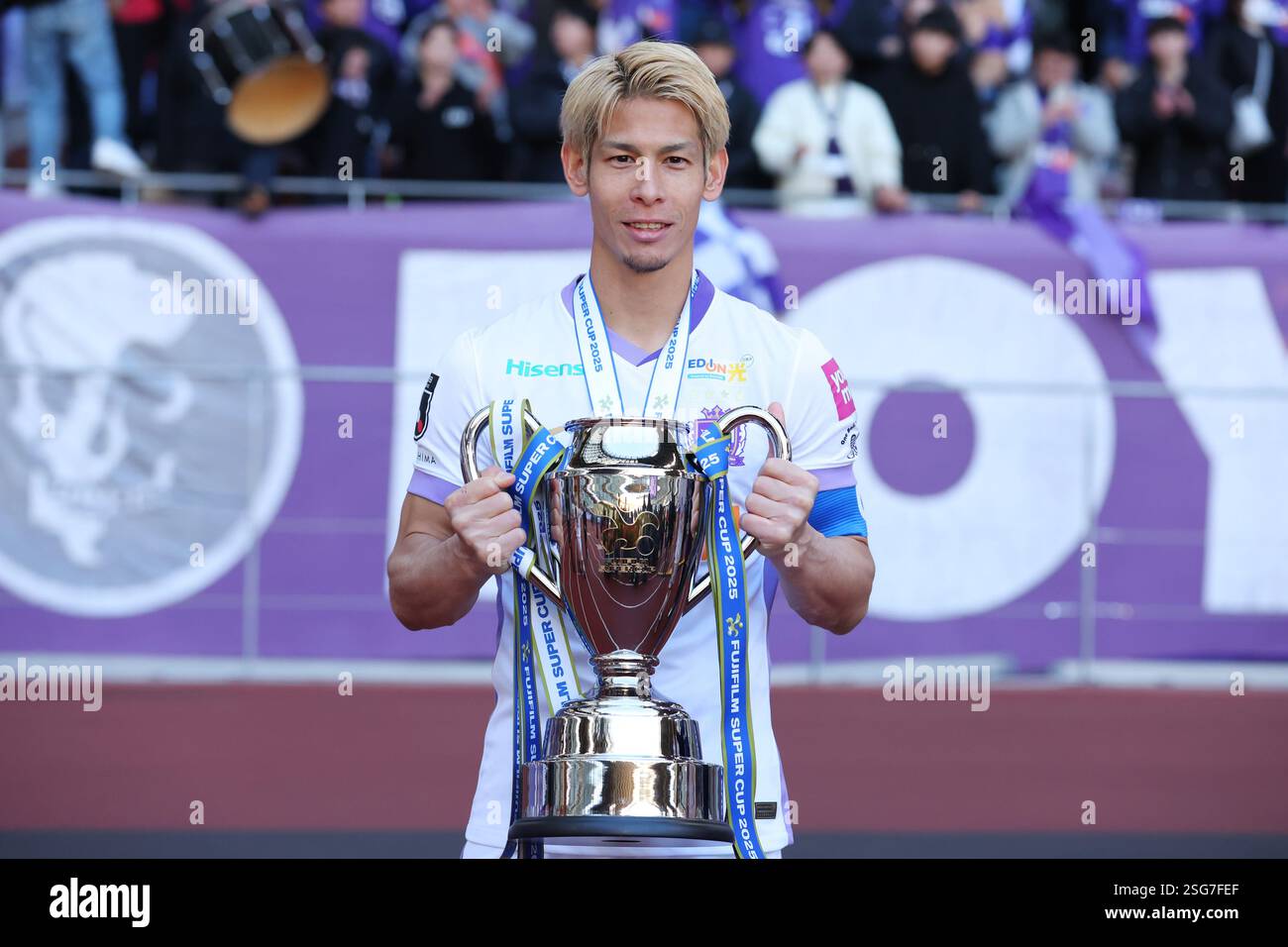 Tokyo, Japan. 8th Feb, 2025. Sho Sasaki (Sanfrecce) Football/Soccer ...