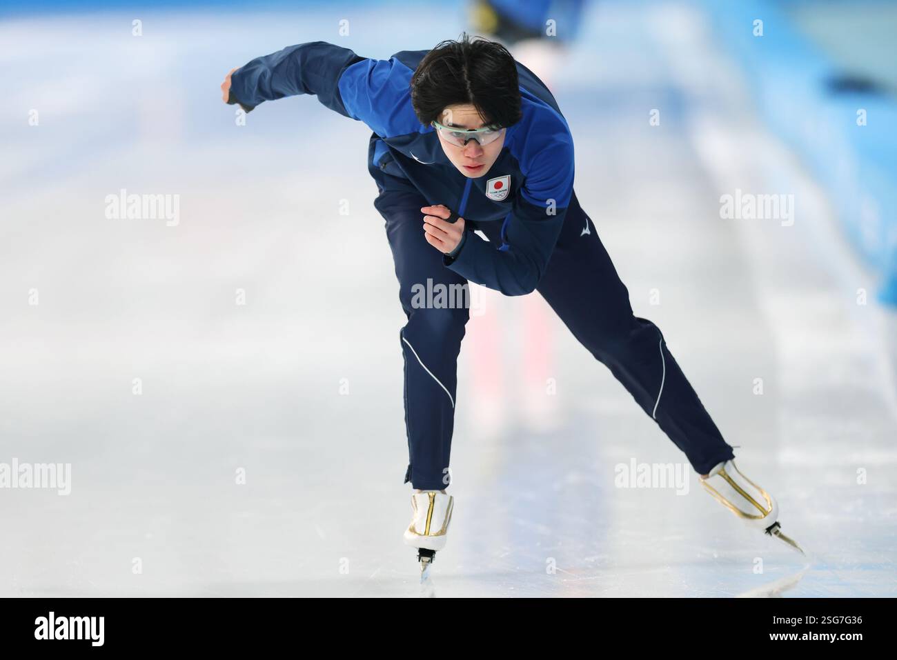 Harbin, China. 8th Feb, 2025. Kazuya Yamada (JPN) Speed Skating : Men's ...