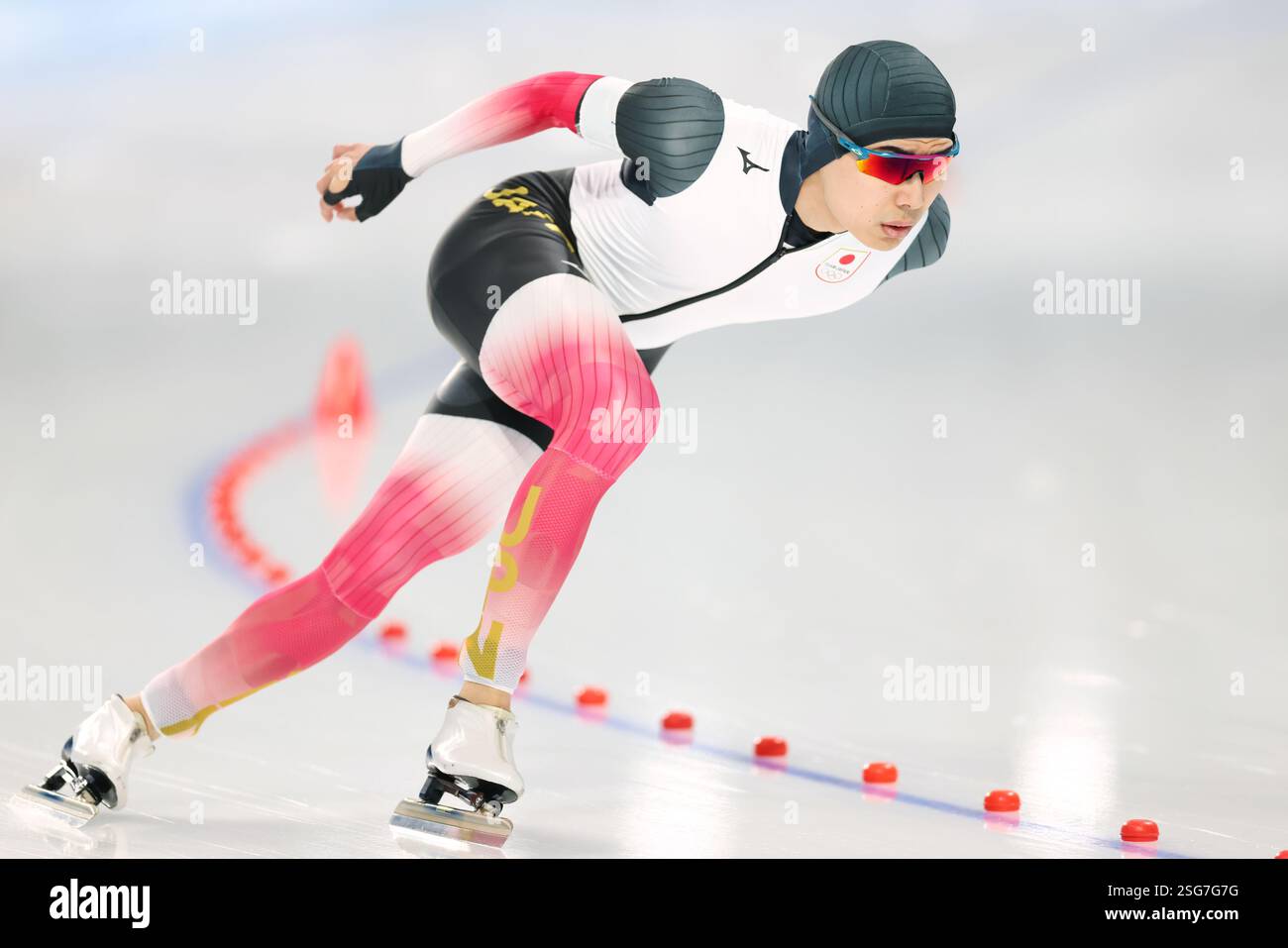 Harbin, China. 8th Feb, 2025. Kazuya Yamada (JPN) Speed Skating : Men's ...