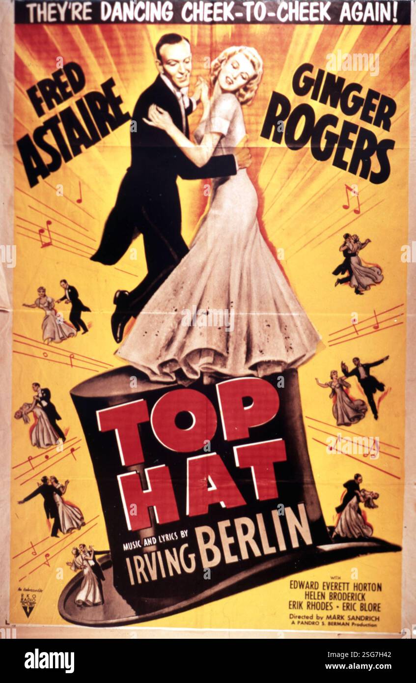TOP HAT RKO RADIO PICTURES Date: 1935 Stock Photo - Alamy