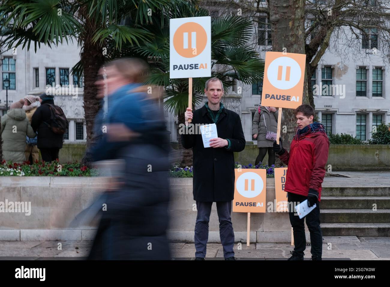 London, UK. 9th February, 2025. Pause AI (Artificial Intelligence ...