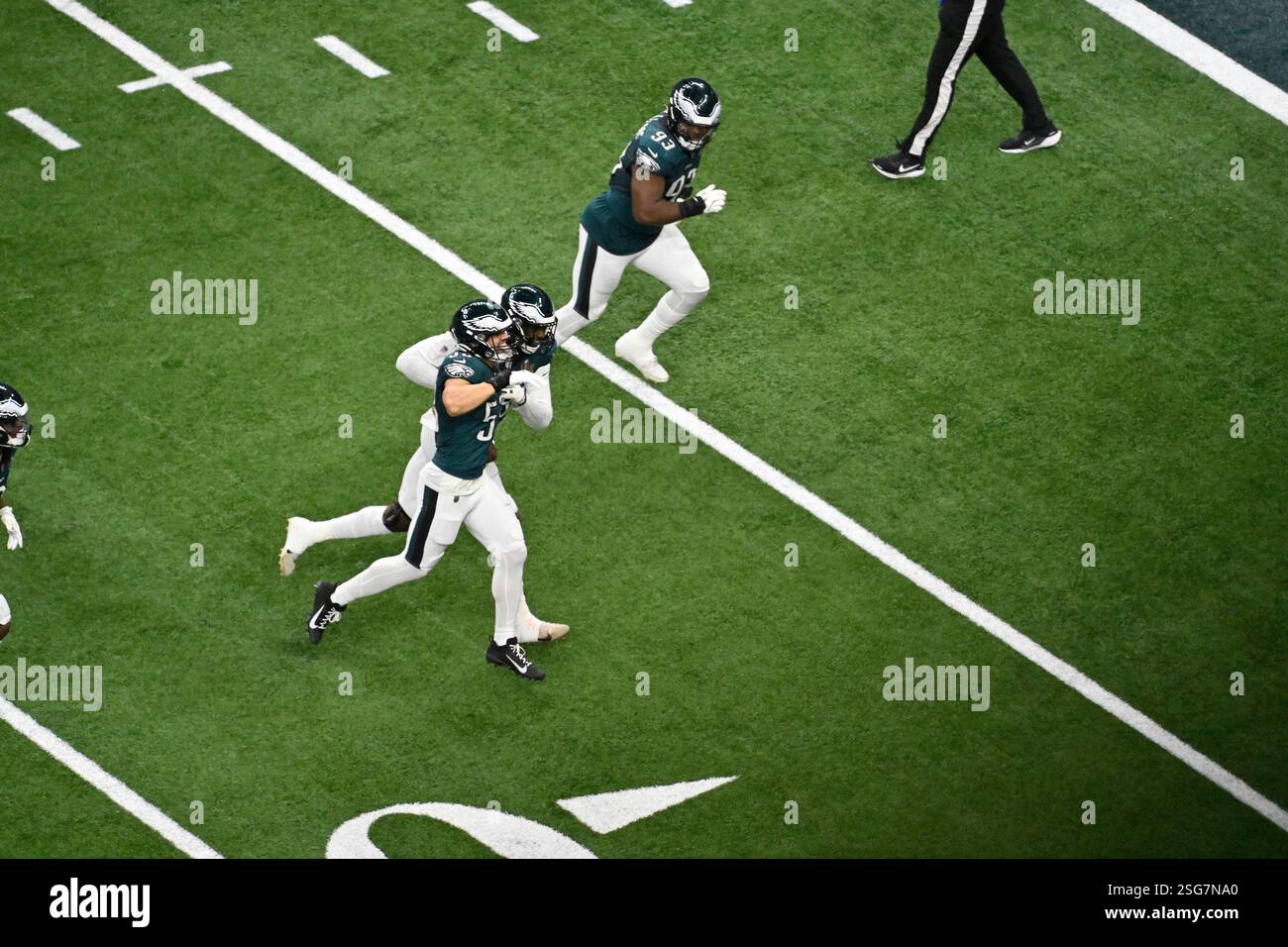 Caesars Superdome. 9th Feb, 2025. New Orleans LA; Philadelphia Eagles ...