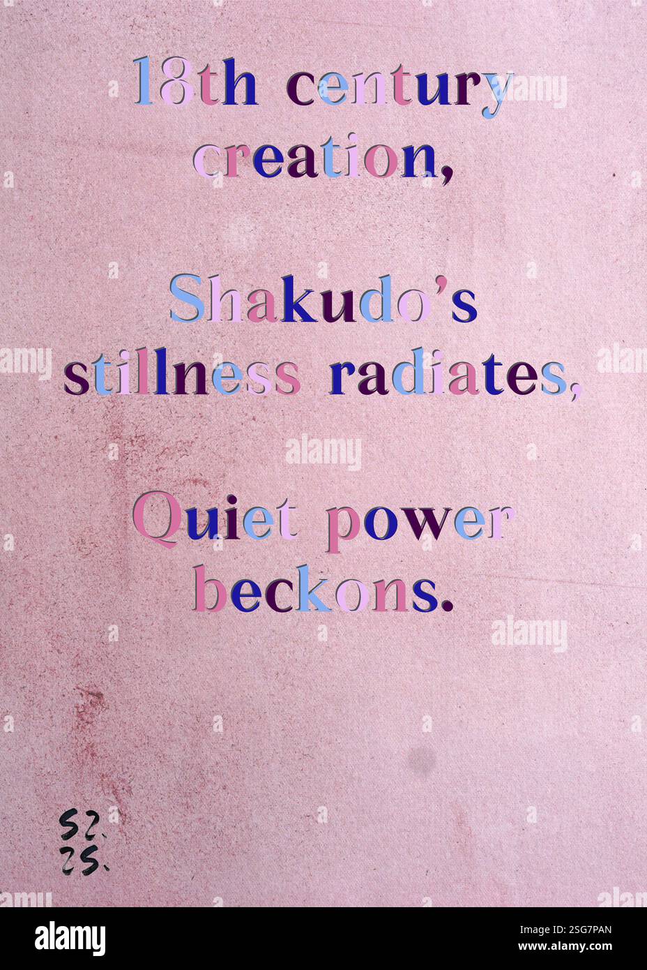 18th century creation, Shakudo's stillness radiates, Quiet power ...