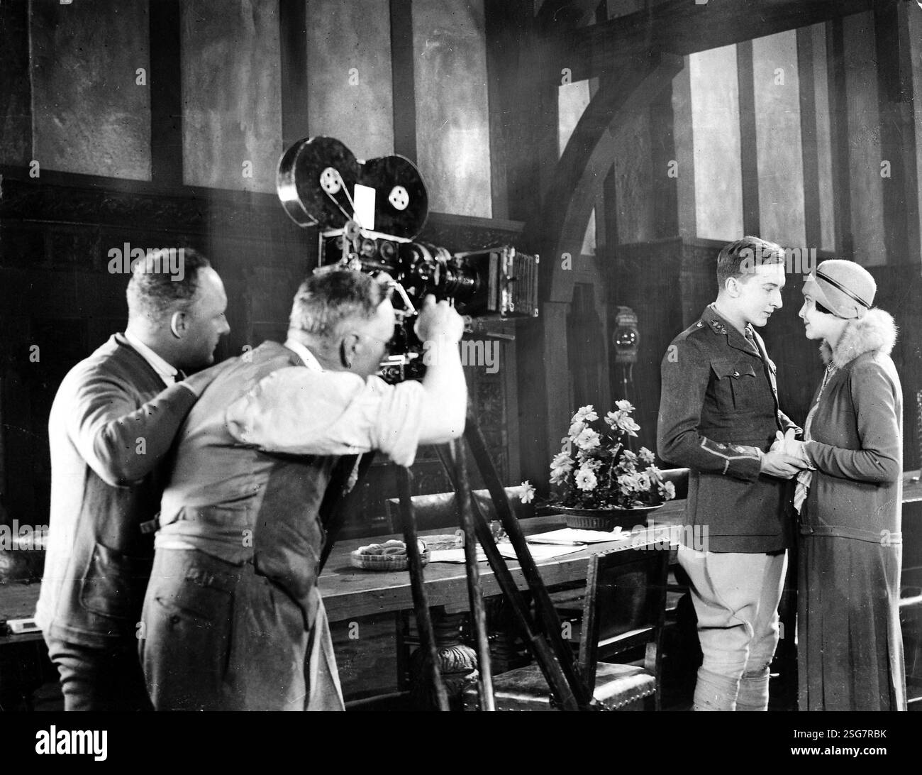 GUNS OF LOOS DIRECTOR SINCLAIR HILL WITH DONALD MacARDLE AND MADELEINE ...