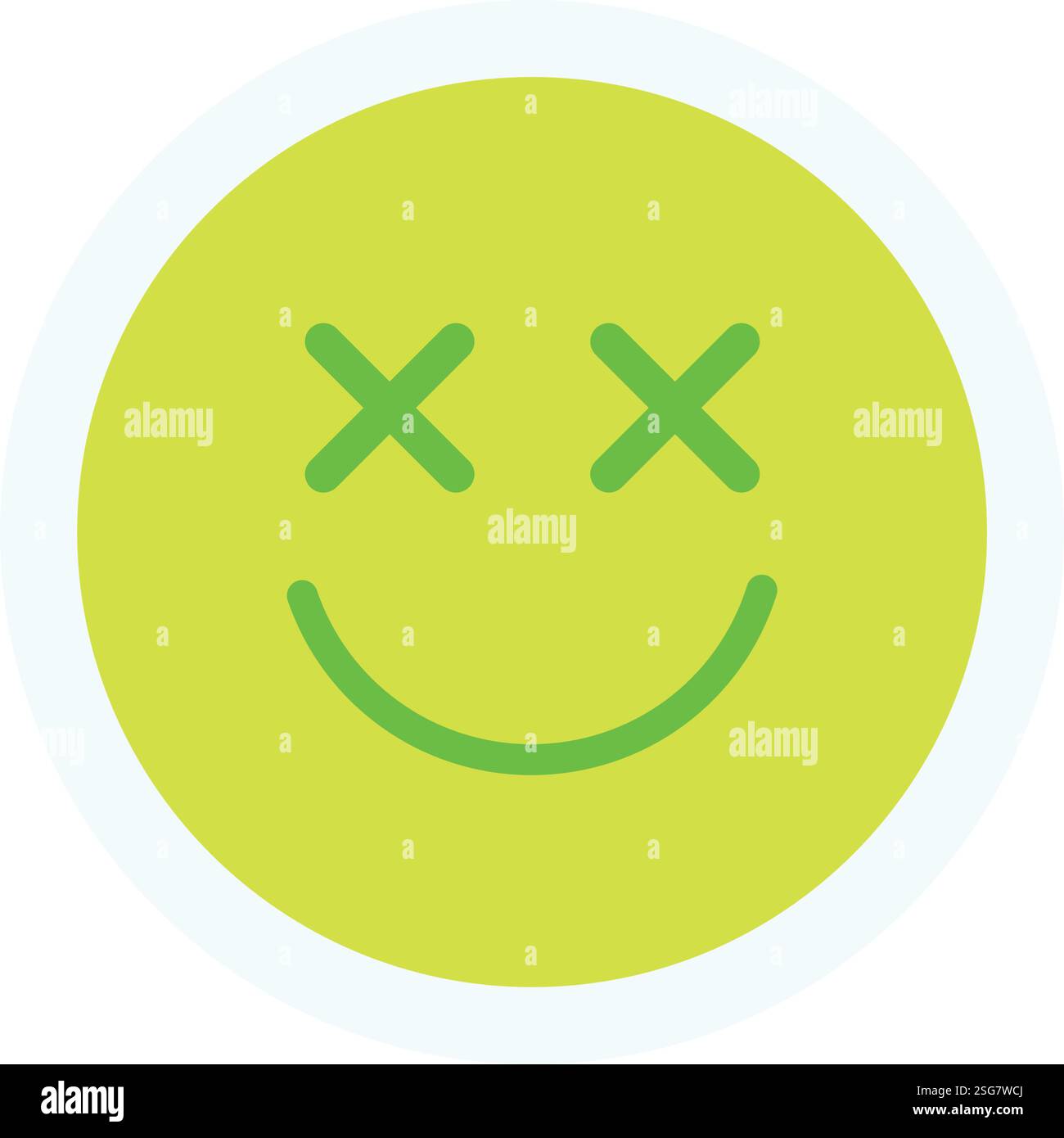Y2K Retro Smile Sticker Stock Vector Image & Art - Alamy