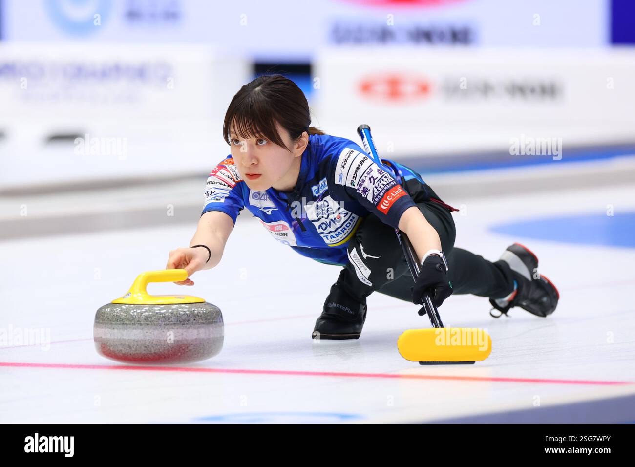 Yumi Suzuki (LOCOSOLARE), FEBRUARY 8, 2025 - Curling : Japan curling ...
