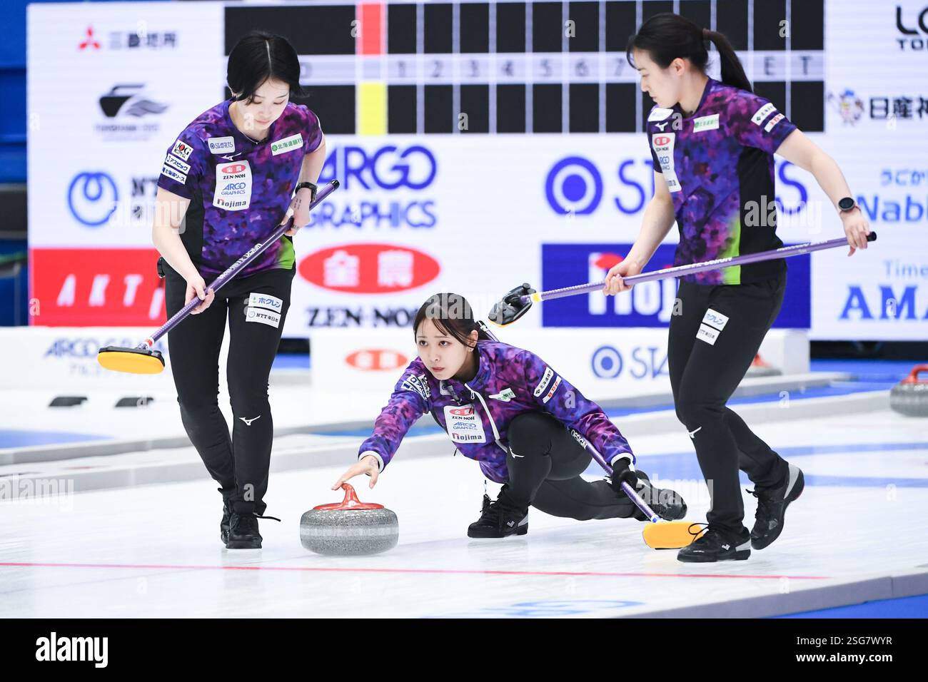 Hokkaido Bank team group, FEBRUARY 8, 2025 - Curling : Japan curling ...