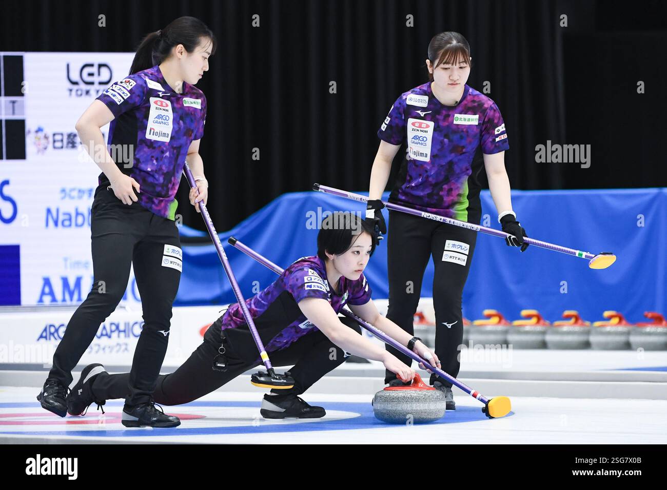 Hokkaido Bank team group, FEBRUARY 8, 2025 - Curling : Japan curling ...