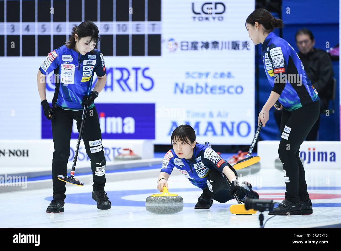 LOCOSOLARE team group, FEBRUARY 8, 2025 - Curling : Japan curling ...