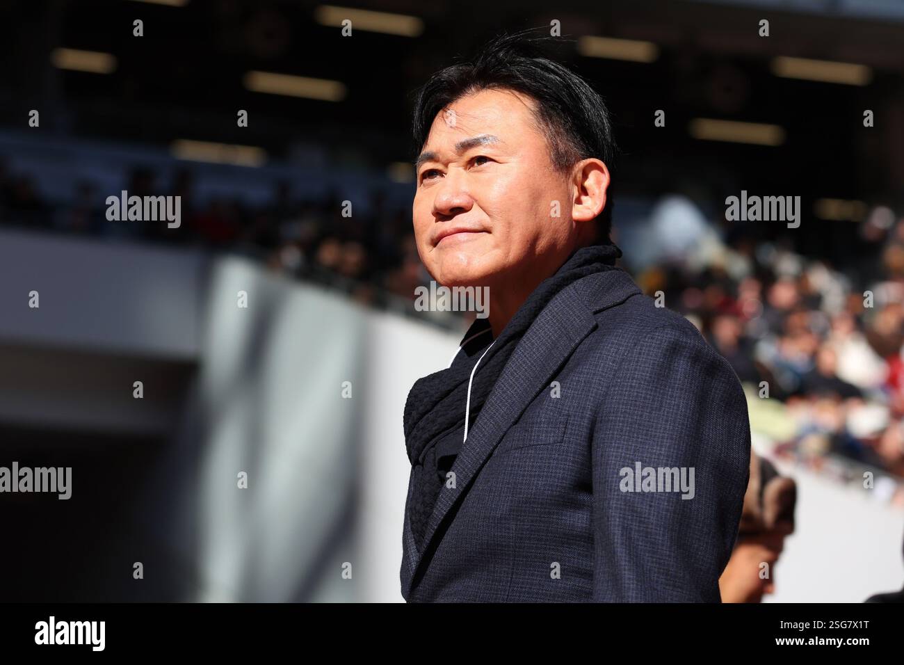 Tokyo, Japan. 8th Feb, 2025. Hiroshi Mikitani Football/Soccer : FUJIFILM SUPER CUP 2025 match ...