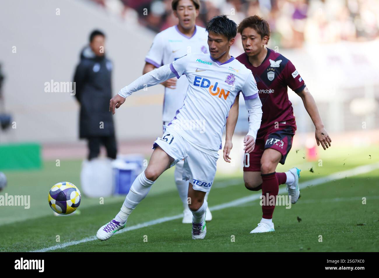 Tokyo, Japan. 8th Feb, 2025. Mutsuki Kato (Sanfrecce) Football/Soccer : FUJIFILM SUPER CUP 2025 ...